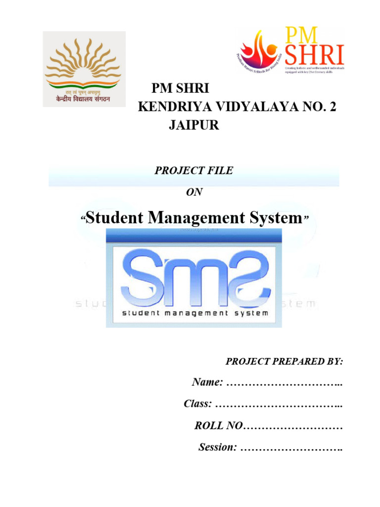 PROJECT FILE of Student Management System | PDF | Microsoft Windows | Databases