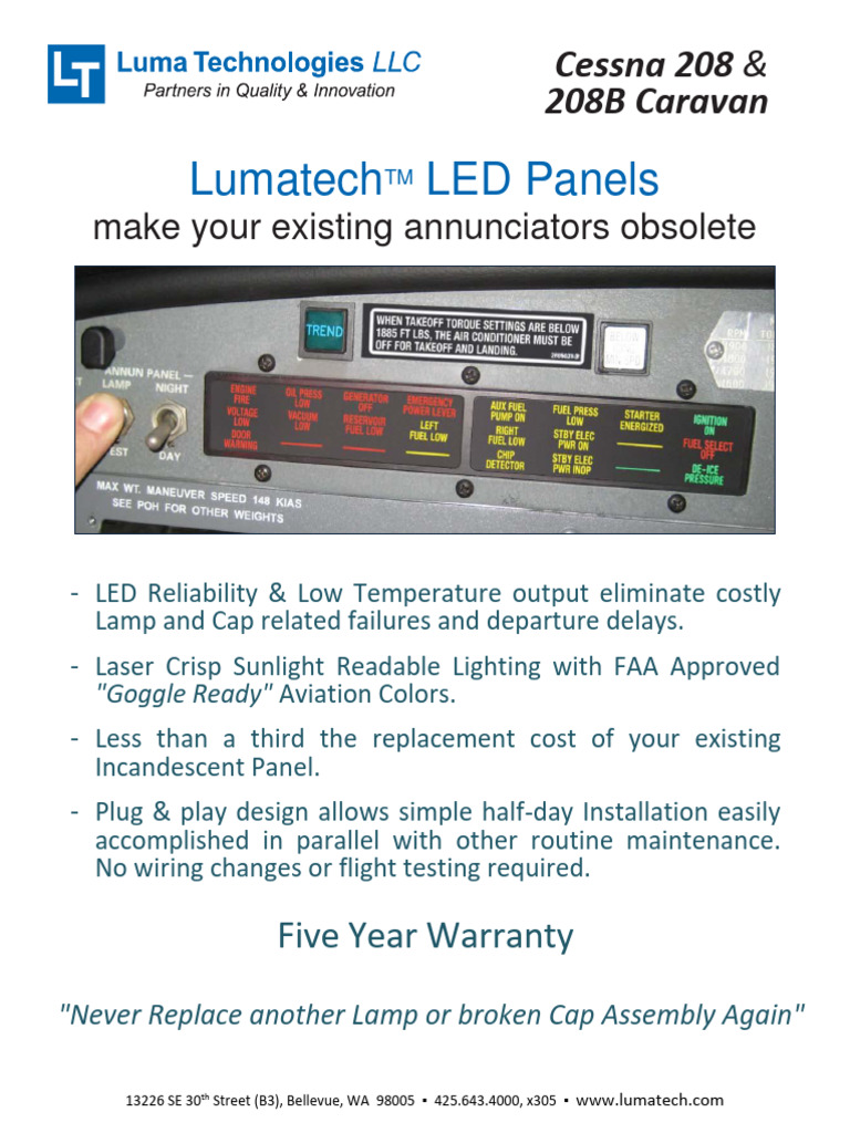 LT-4208 Brochure For Caravan Lumatech | PDF | Light Emitting Diode ...