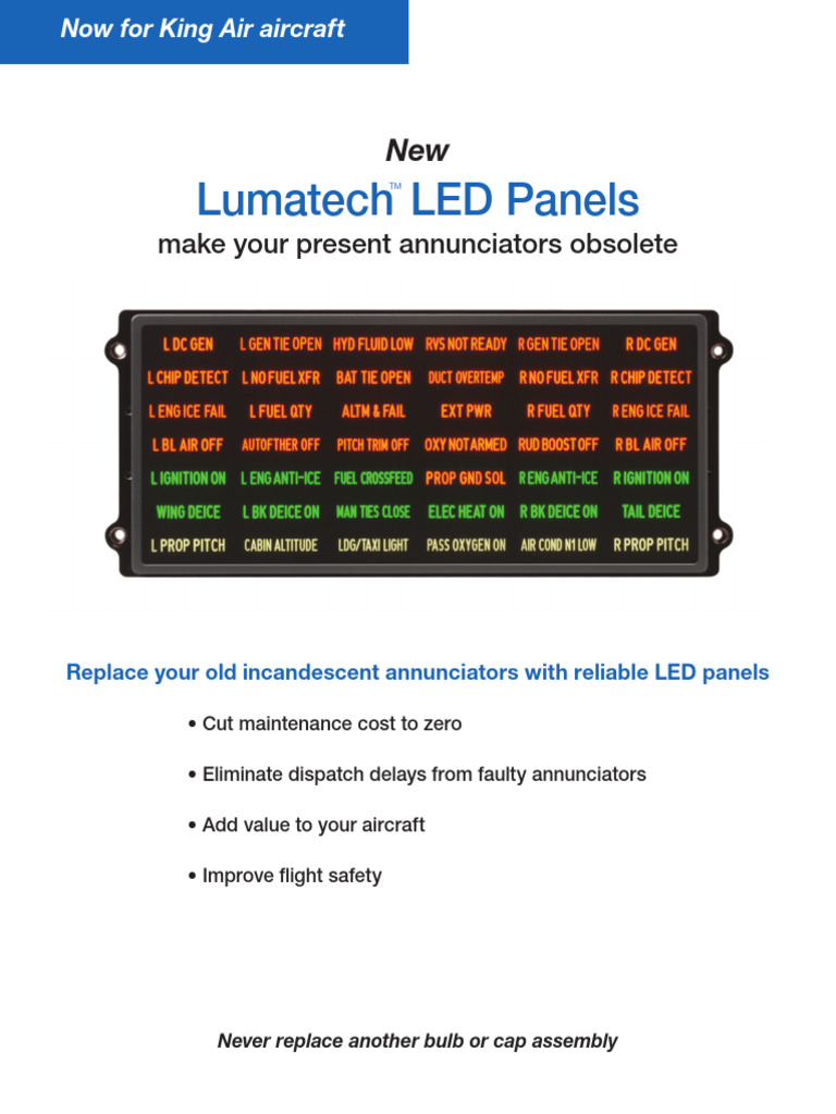 King Air LED Panel Upgrade | PDF