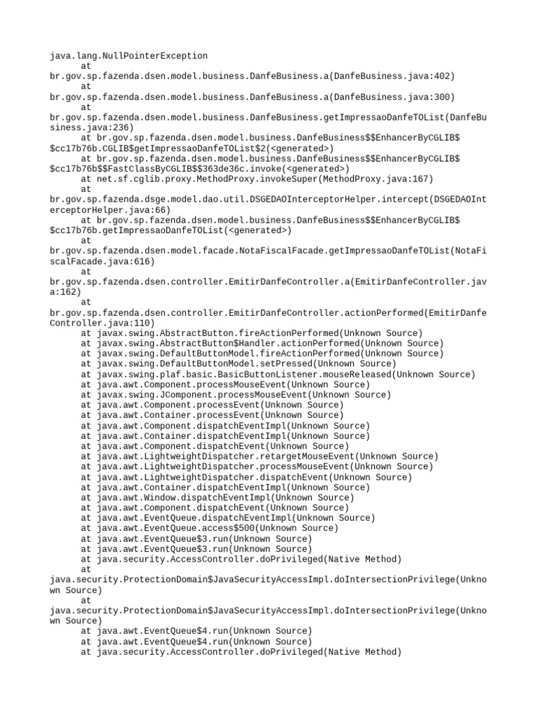 Java NullPointerException Debugging Guide | PDF | Java Platform | Object Oriented Programming