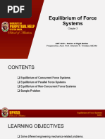 Equilibrium of Parallel Force Systems | PDF | Force | Physics