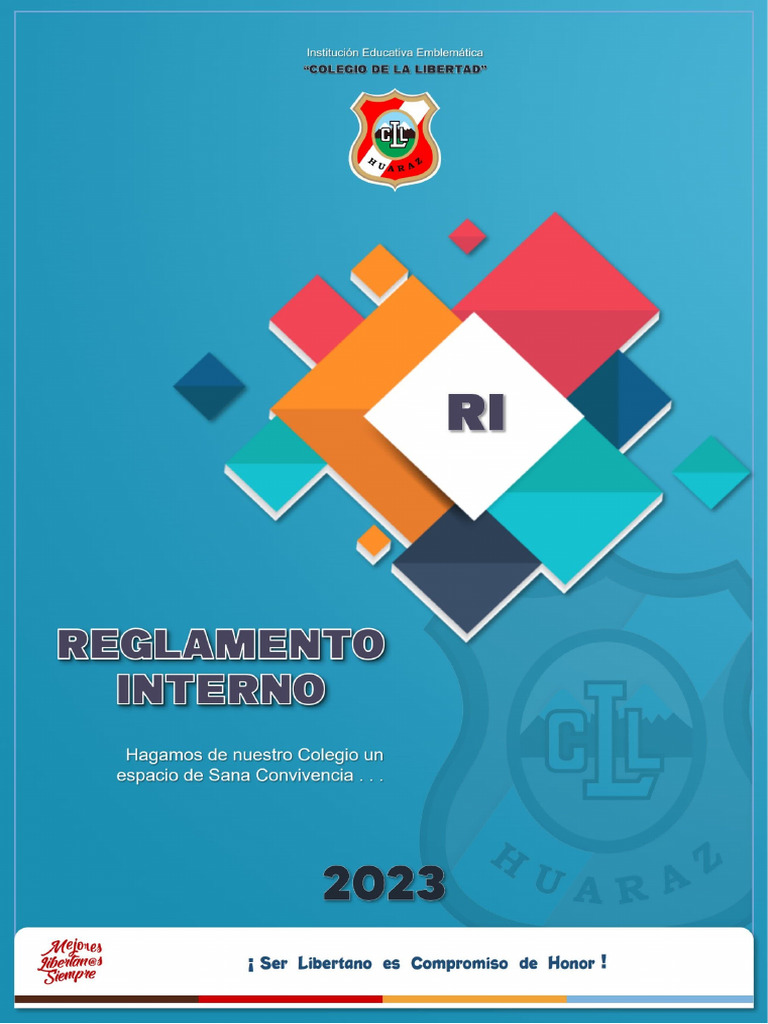 Reglamento Interno CLL 2023 | PDF | Institución | Inclusión (Educación)