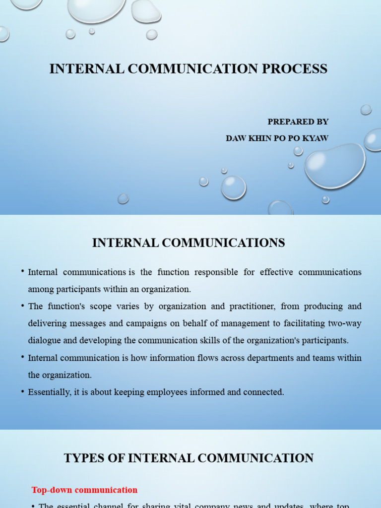 Internal Communication Process | PDF | Communication | Crisis Management