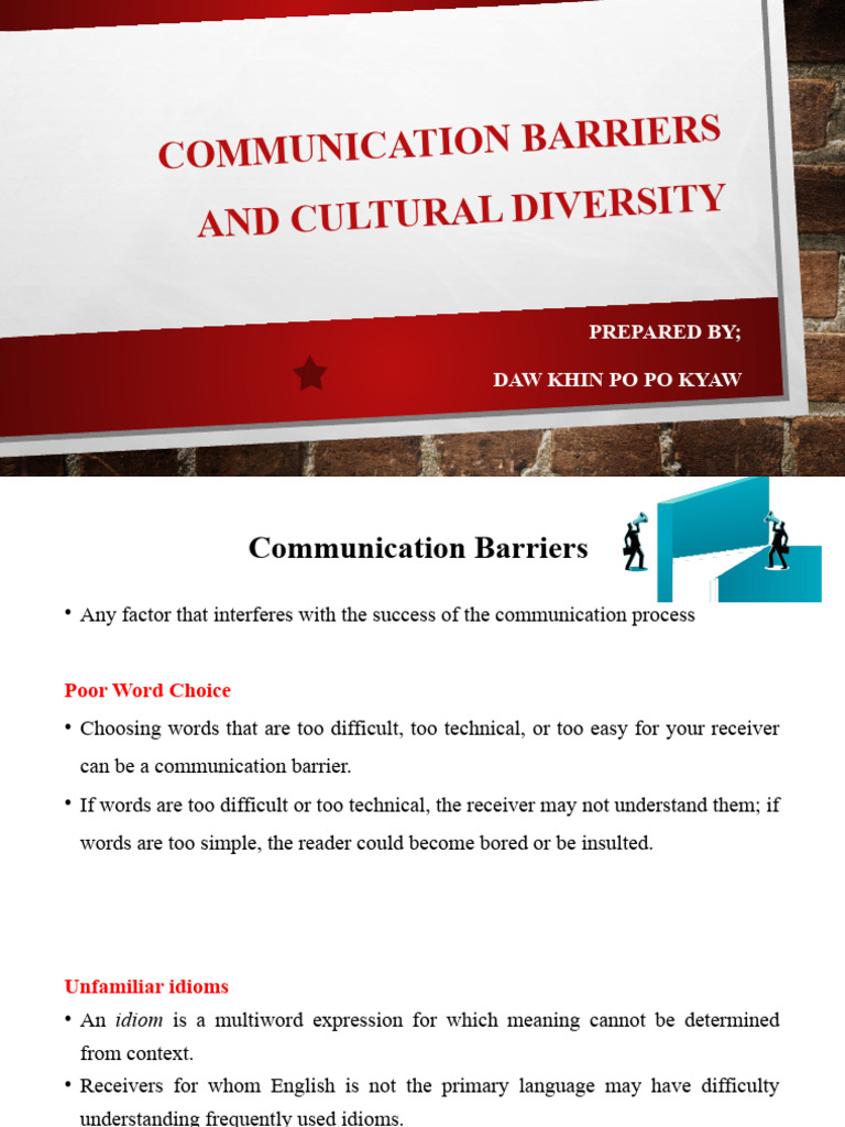 2. Barriers and Culture | PDF