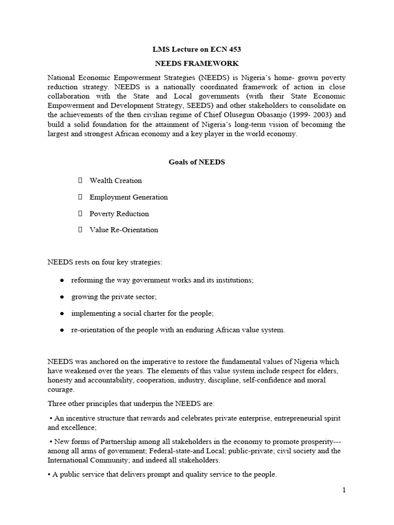 LMS Lecture On ECN 453 1 | PDF
