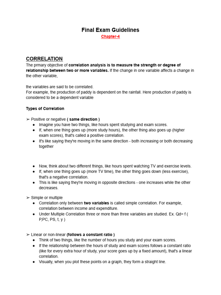 Final Exam Guidelines-1 | PDF | Statistical Analysis | Teaching Mathematics