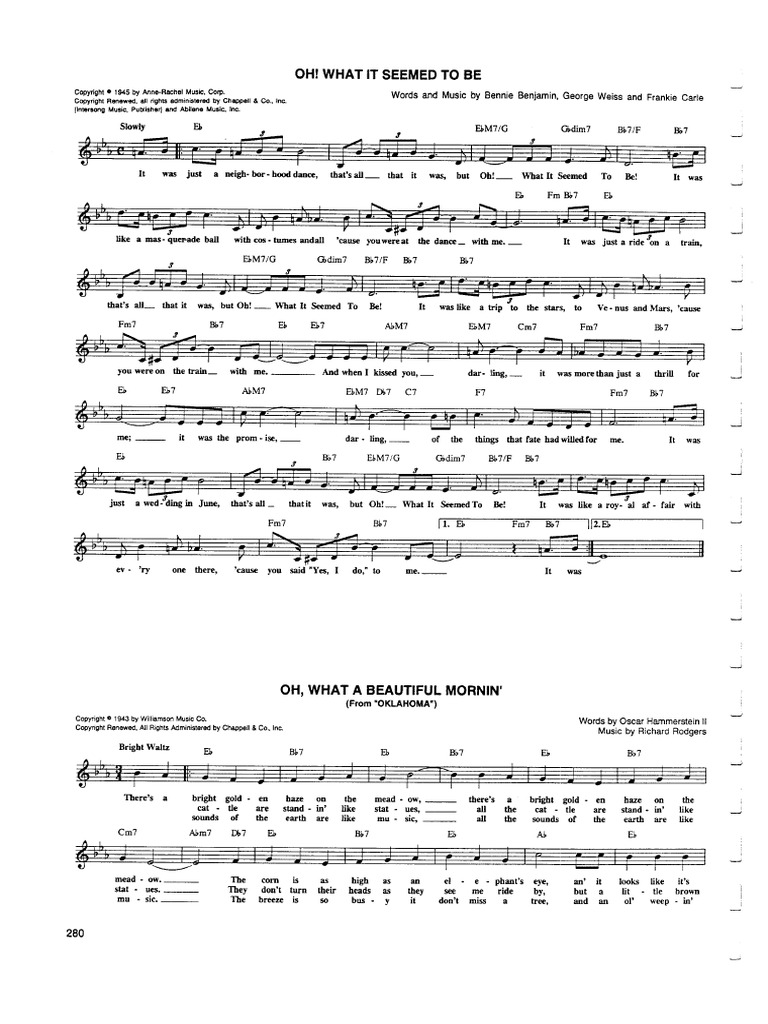 Oh, what a beautiful mornin | PDF