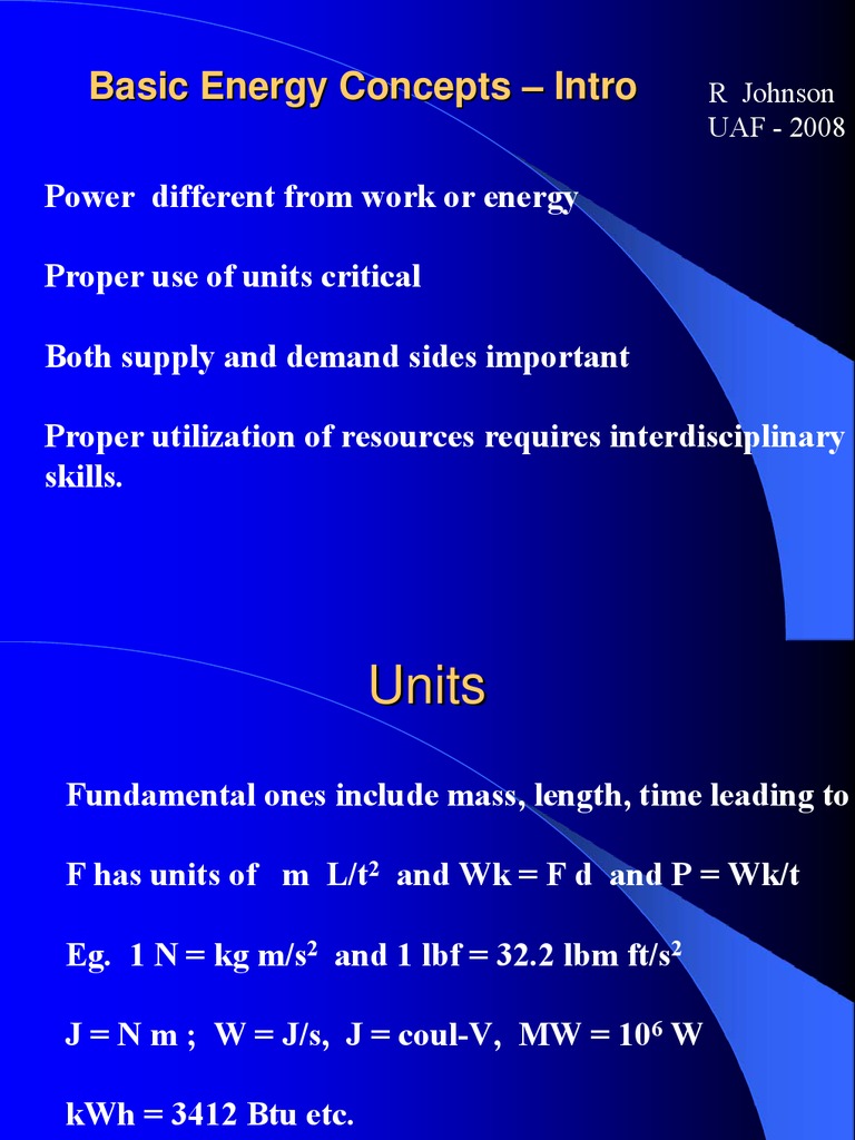 Basic Energy Concepts | PDF | Thermal Conduction | Heat