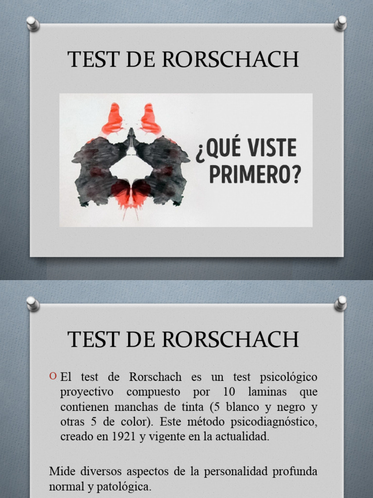 Test de Rorschach | PDF