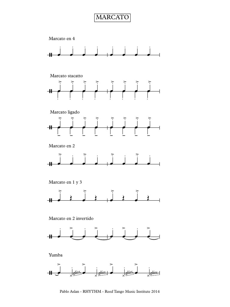 Pablo Aslan - Tango Accompaniment Models | PDF
