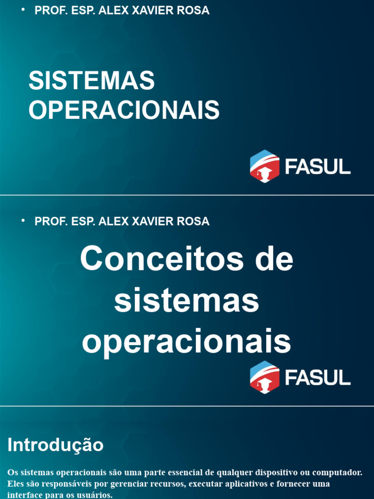 Sistemas Operacionais-Conceitos de Sistemas Operacionais | PDF