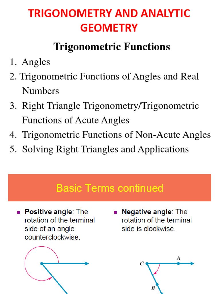 1 Trigonometry Function New | PDF | Trigonometric Functions | Trigonometry