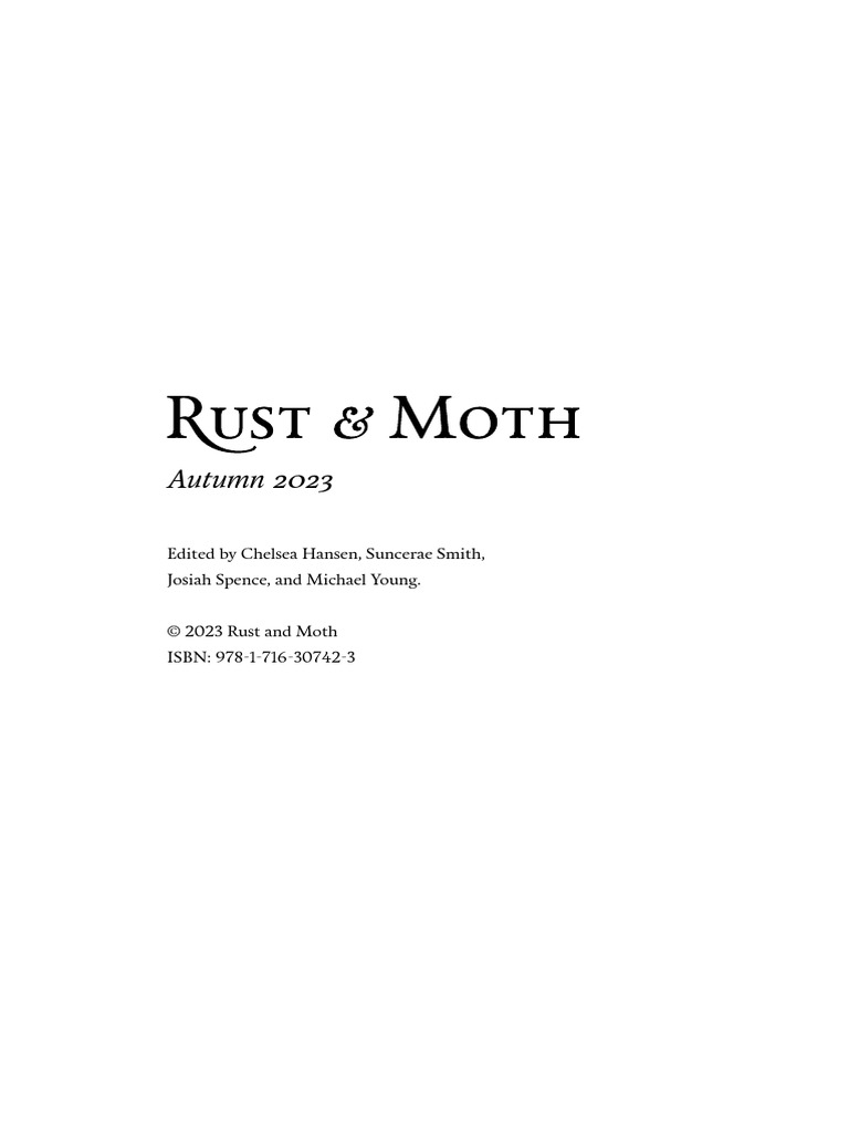 Rust and Moth Autumn 2023 Ebook | PDF | Trees