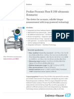 Proline t-mass F 300 Flowmeter Overview | PDF | Flow Measurement ...