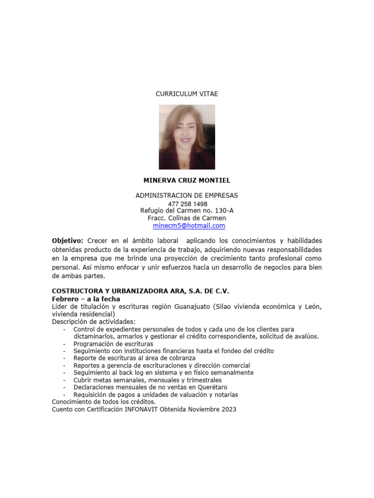 Curriculum MCM 2023 | PDF | Business | Economias