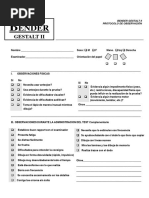 Test de Bender Gestalt II: Descripción y Administración | PDF | Memoria ...