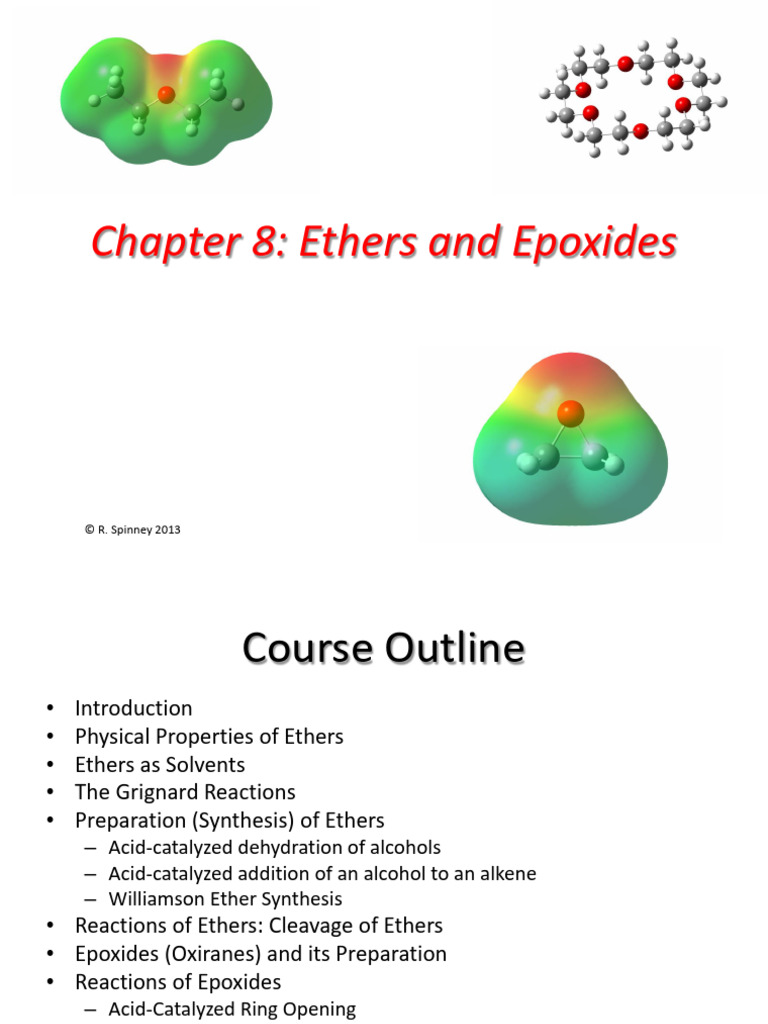 Ethers and Epoxides: Properties & Reactions | PDF | Tetrahydrofuran ...