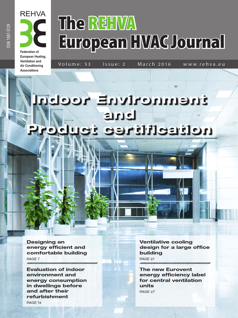 European HVAC Journal March 2016 | PDF | Energy Conservation ...