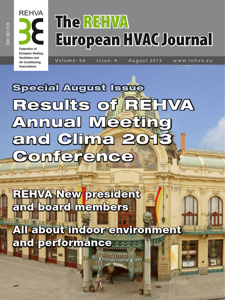 The European HVAC Journal: Rehva | PDF | Air Pollution | District Heating