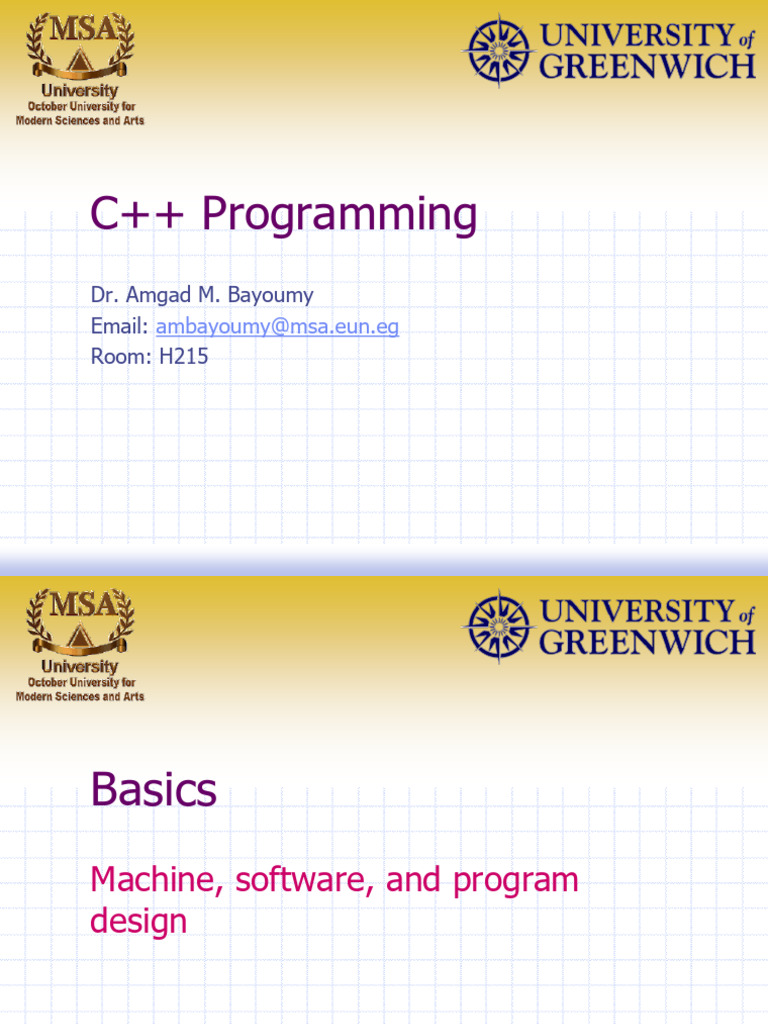 01 Basics | PDF | Operating System | Central Processing Unit