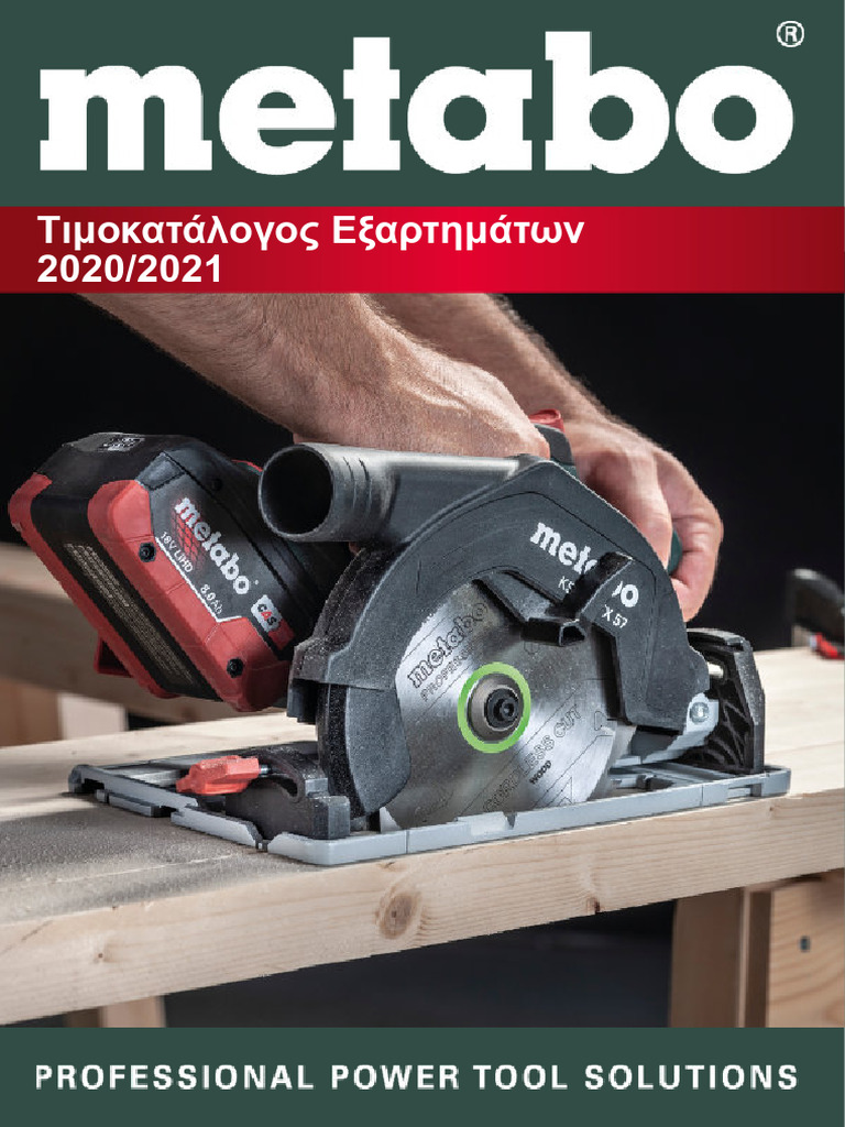 Metabo Catalog Accessories - 2020 2021 | PDF