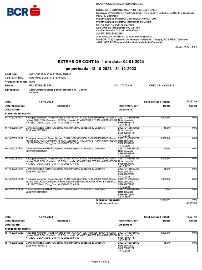 Extras de Cont - 20231013 - 183025 | PDF