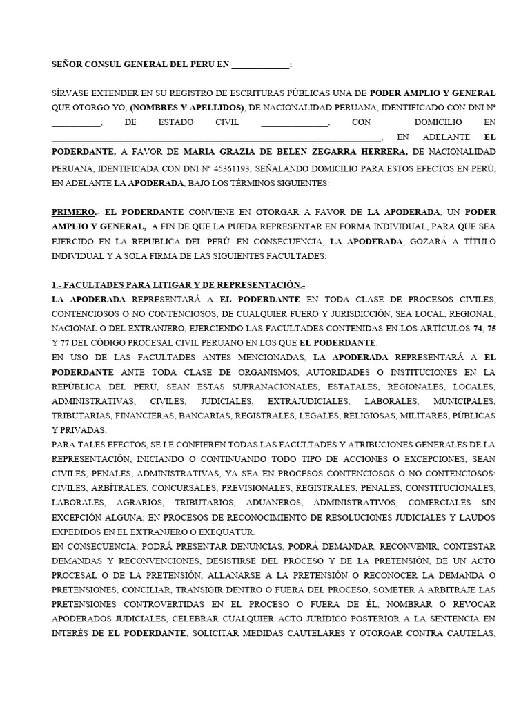 Poder Amplio | PDF | Bancos | Cheque