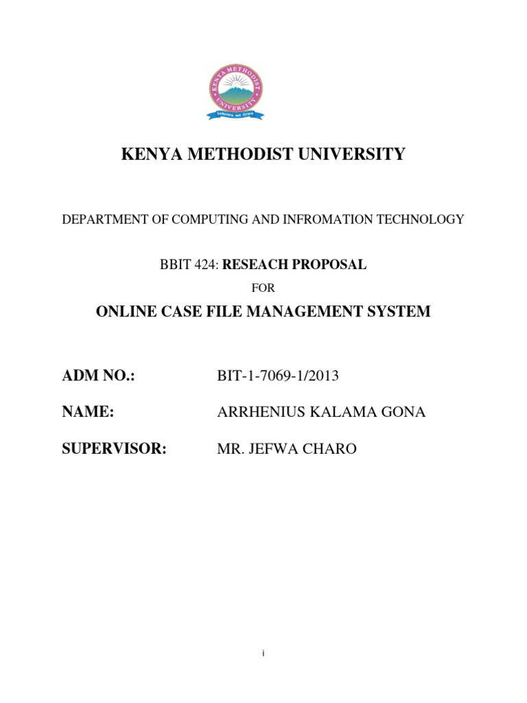 Proposal Ocfms | PDF | Databases | Use Case