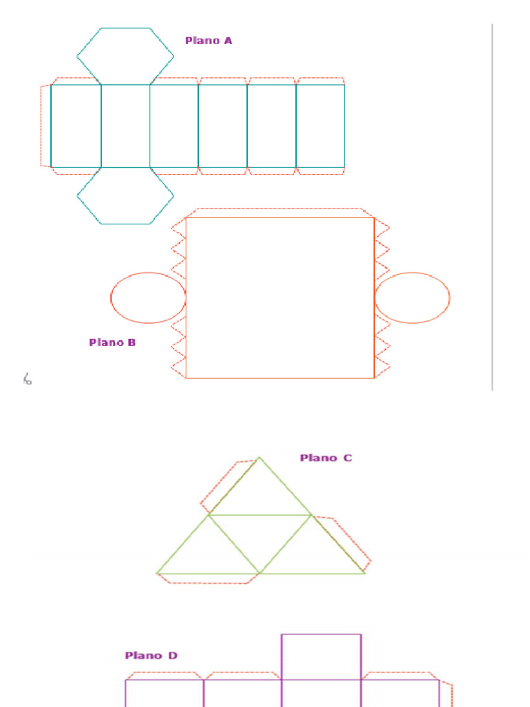 Planos Cuerpos Geométricos. | PDF