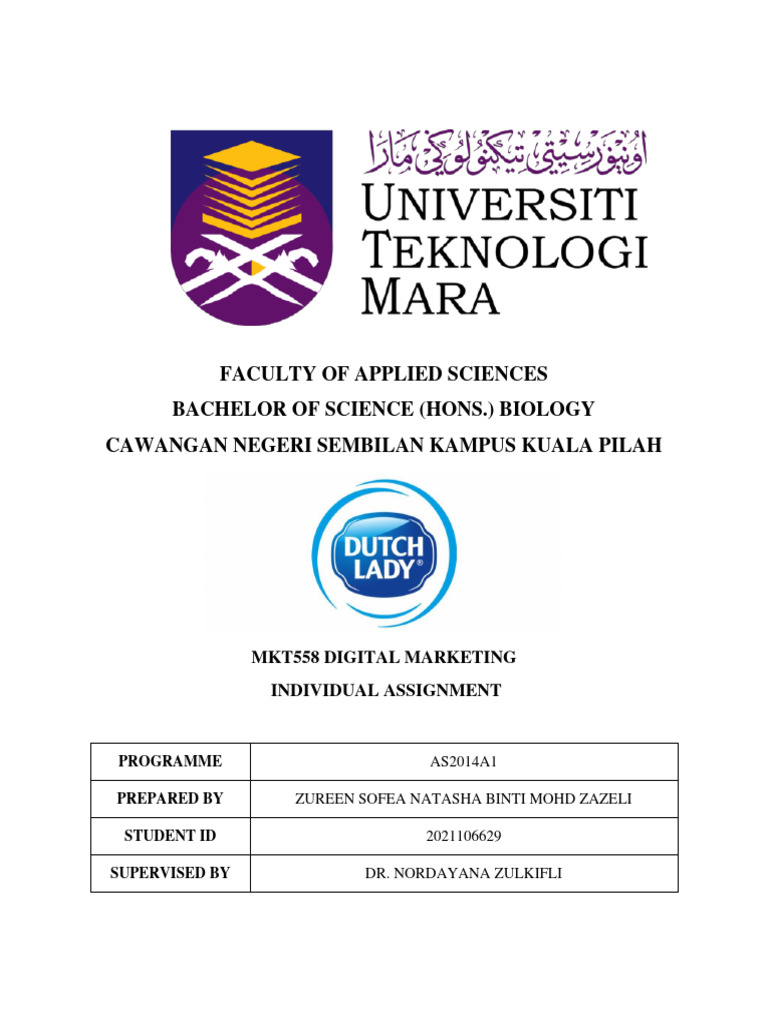 Individual Assignment MKT 558 | PDF | Marketing | Waste