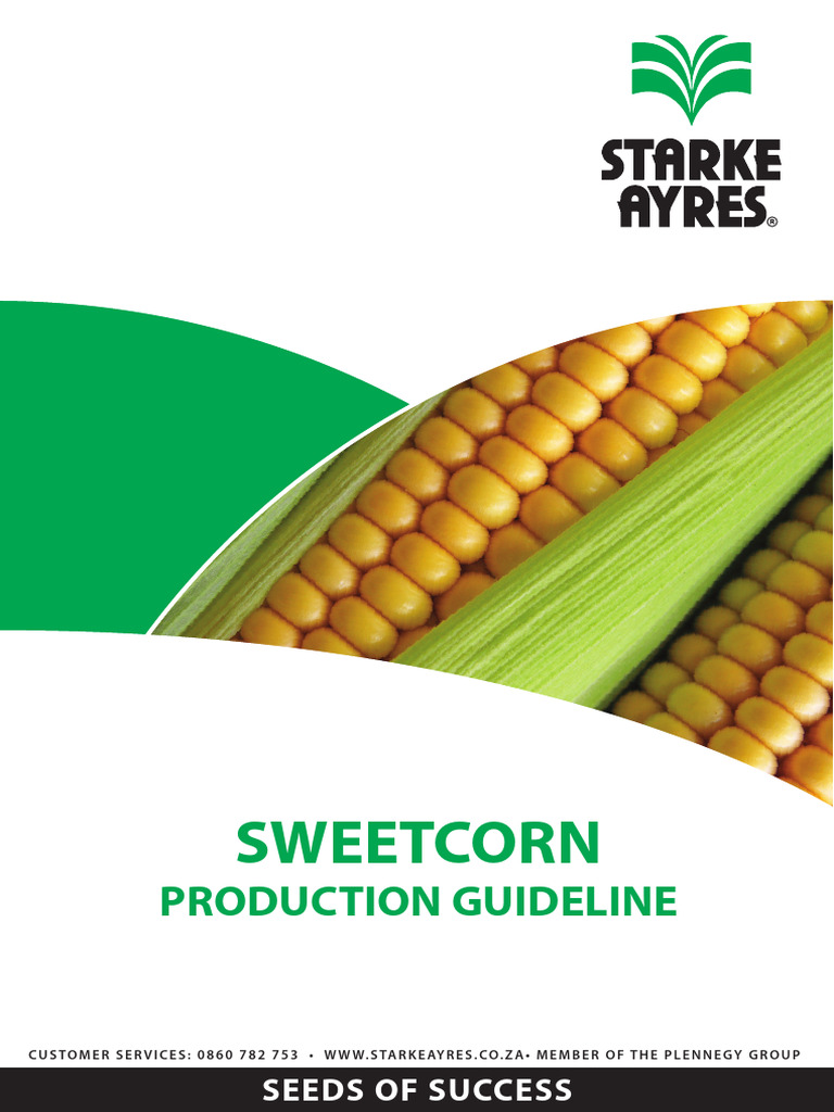 Sweetcorn Production Guideline 2019 | PDF | Maize | Soil