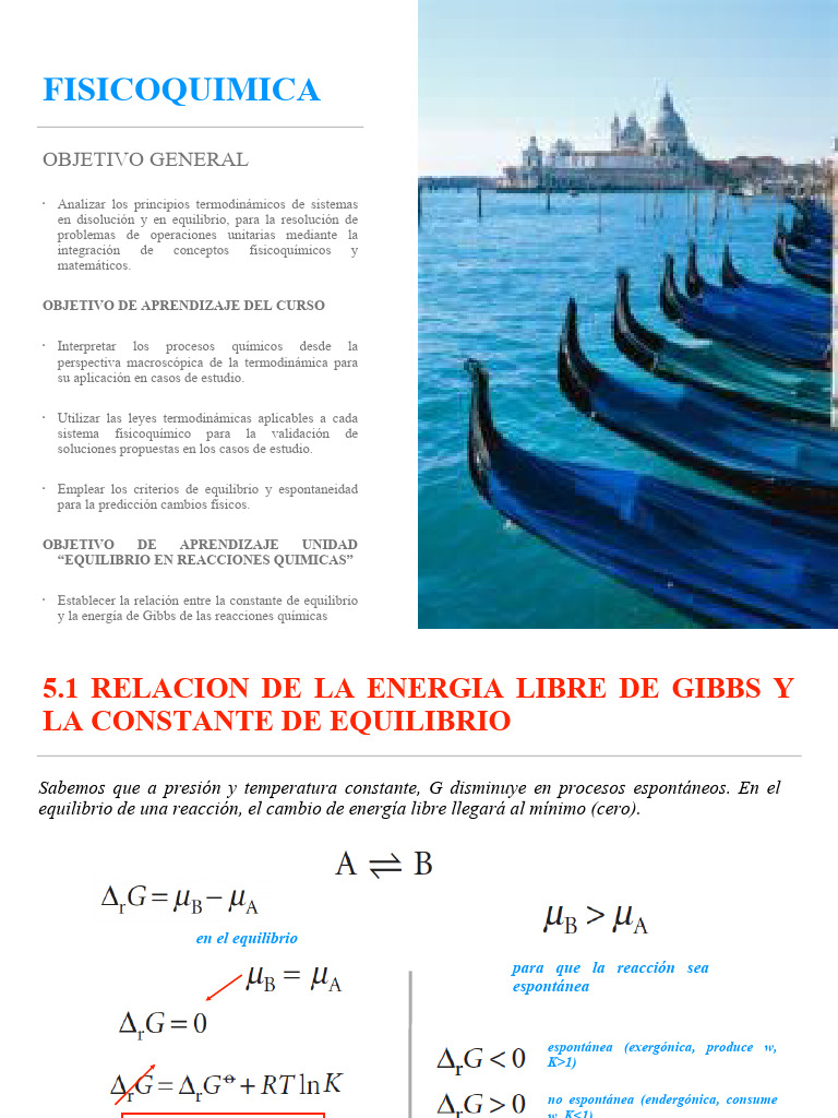 Capitulo | PDF | Equilibrio químico | Energía libre de Gibbs