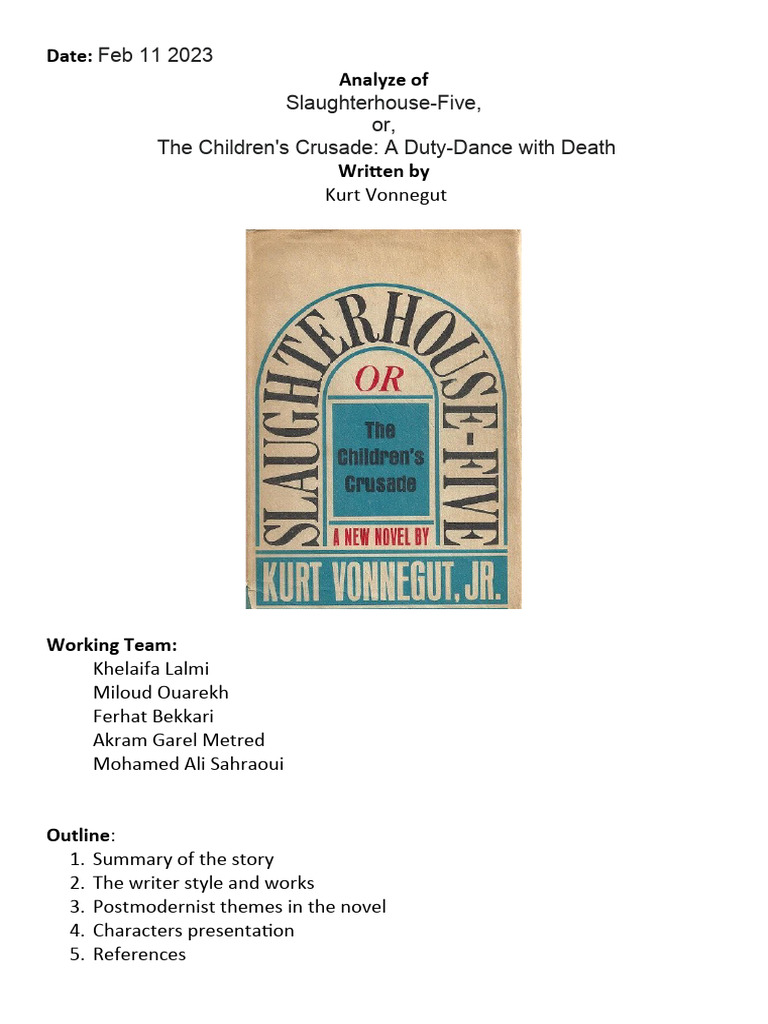 Analysis of Slaughterhouse-Five Themes | PDF