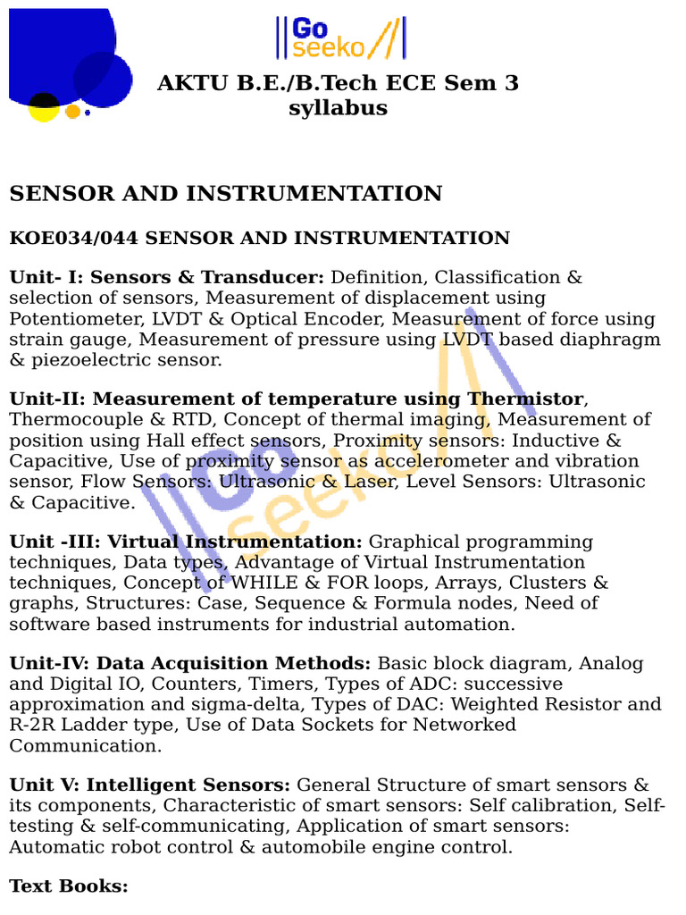 ECE Sem 3 Syllabus | PDF | Regression Analysis | Probability Distribution