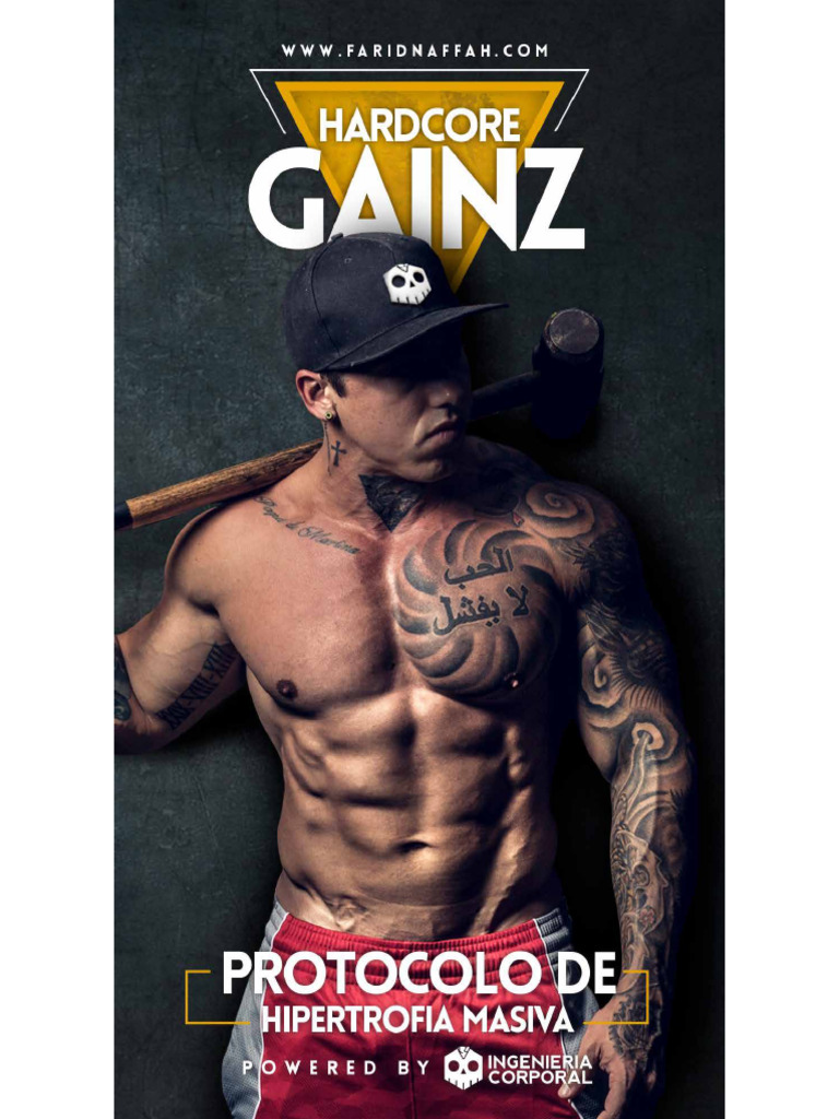 HARDCORE GAINZ Protocolo de Hipertrofia Masiva | PDF