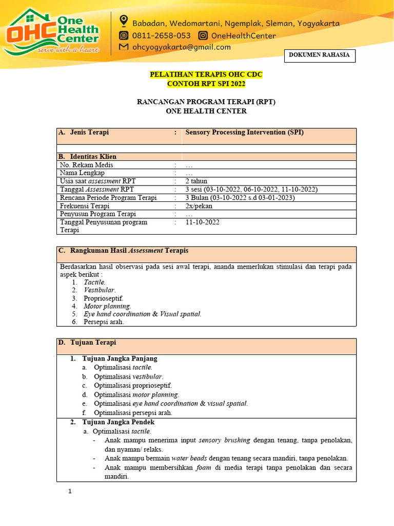 Contoh RPT Spi | PDF | Pengembangan Diri