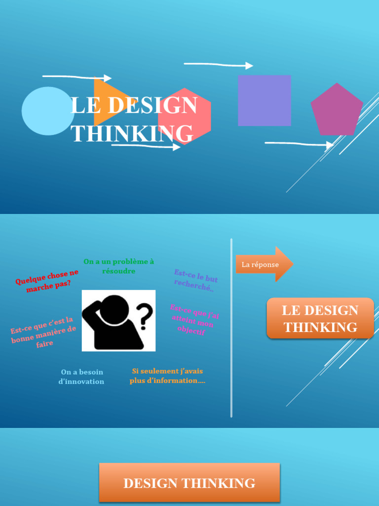Introduction au Design Thinking et ses étapes | PDF | Design thinking ...