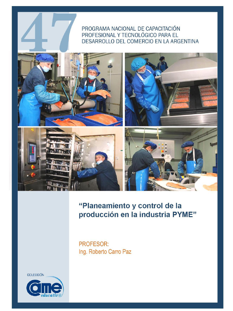 47 - Planeamiento y Control de La Producción en La Industria PYME - Introducción (Pag1-8) | PDF ...
