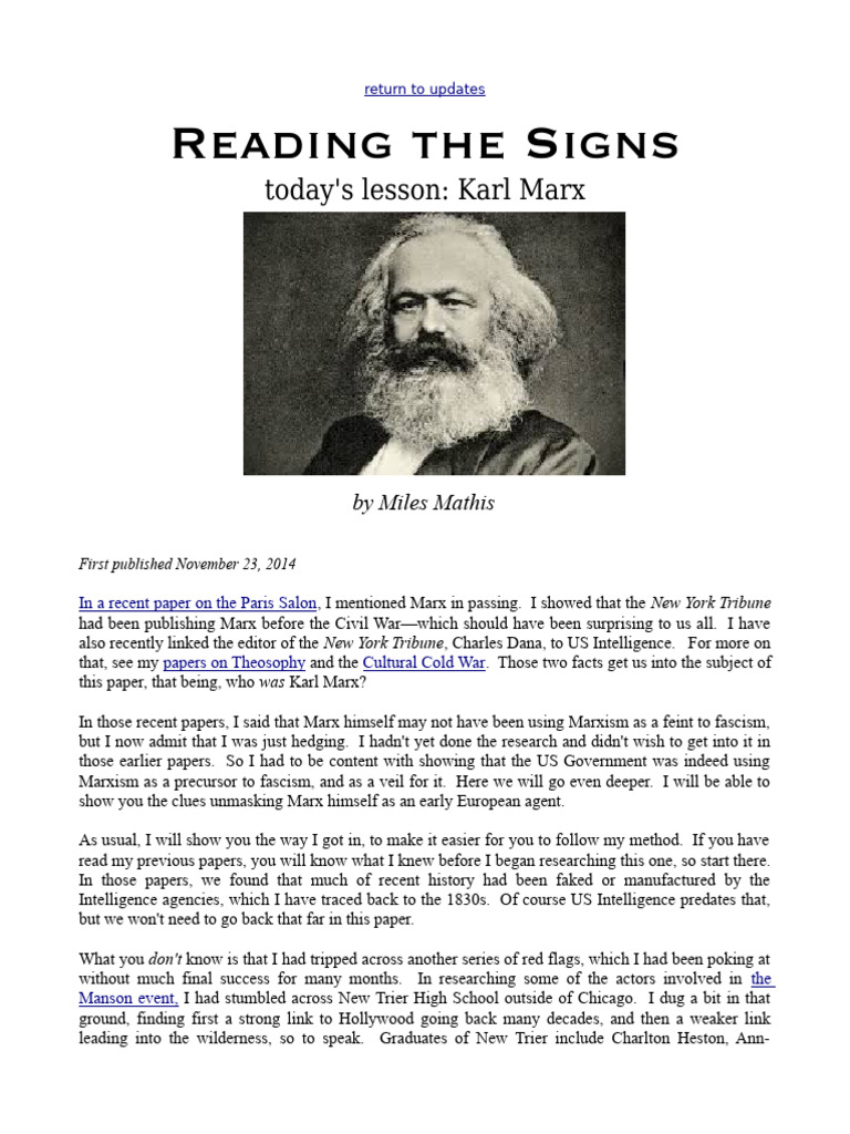 Unmasking Karl Marx's Influence | PDF | Karl Marx