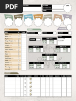 Fallout RPG - Character Sheet | PDF | Role Playing Games | Gaming