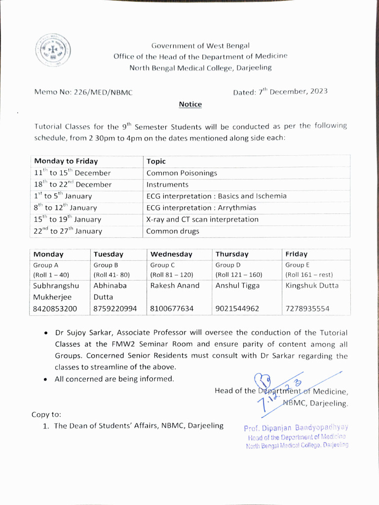 9th Semester TUTORIALS | PDF | Science & Mathematics