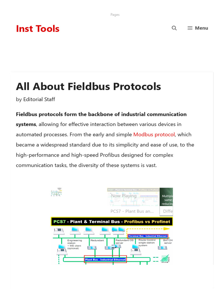 All About Fieldbus Protocols | PDF