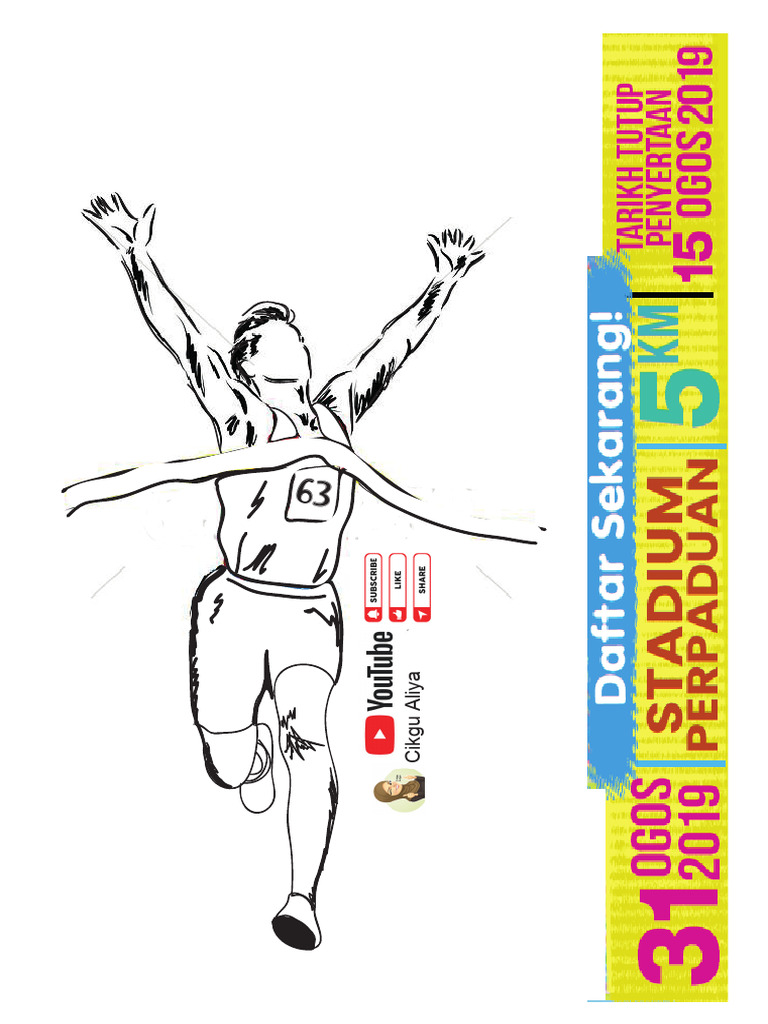 Bahan Bantu Belajar Unit 6 Poster Larian Ria | PDF