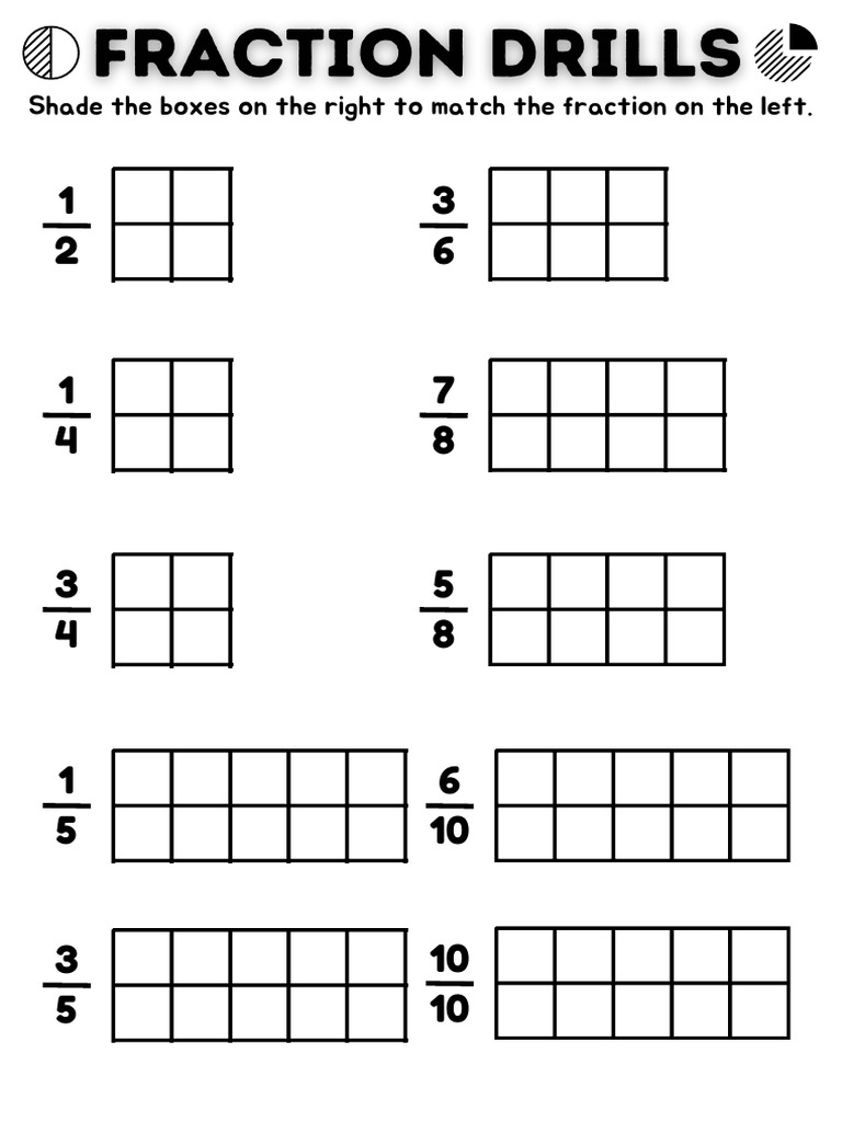Fraction Drills | PDF