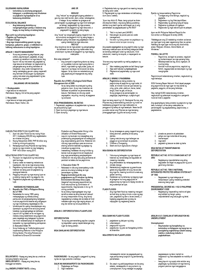 Ap 10 Handouts | PDF