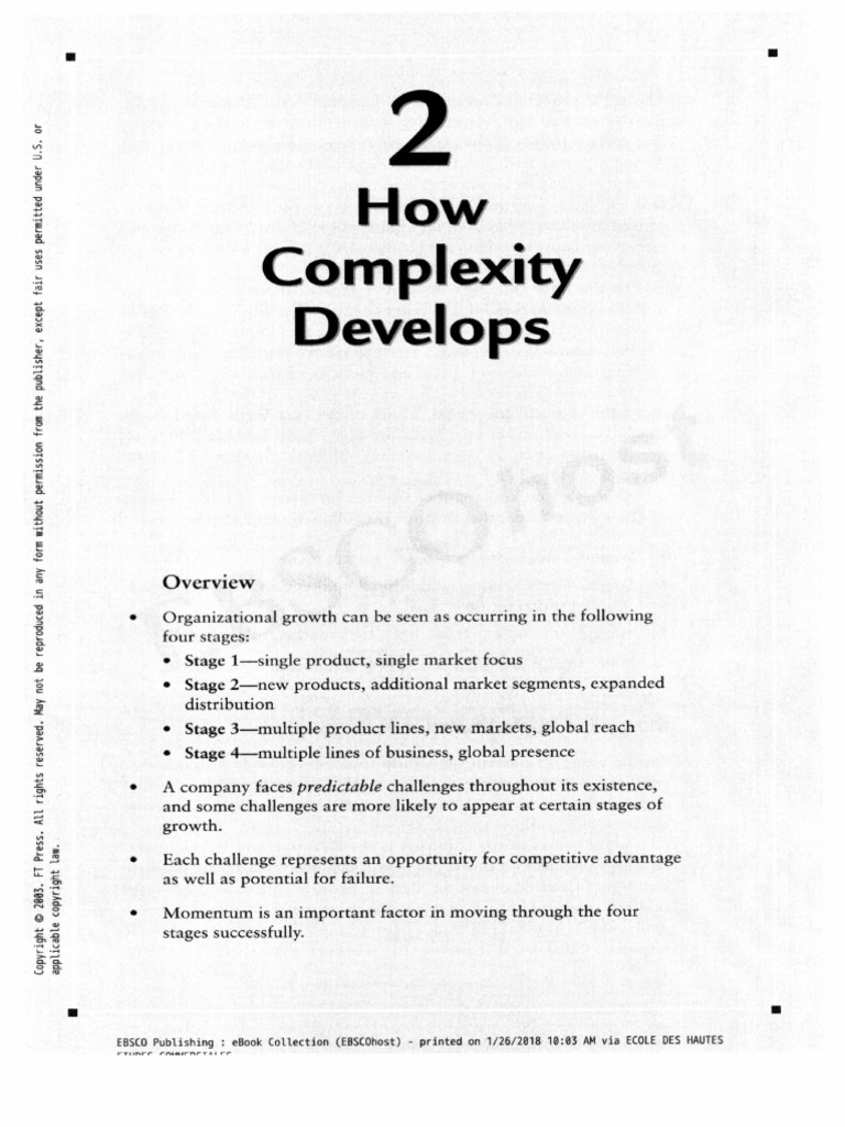 How complexity Develops | PDF