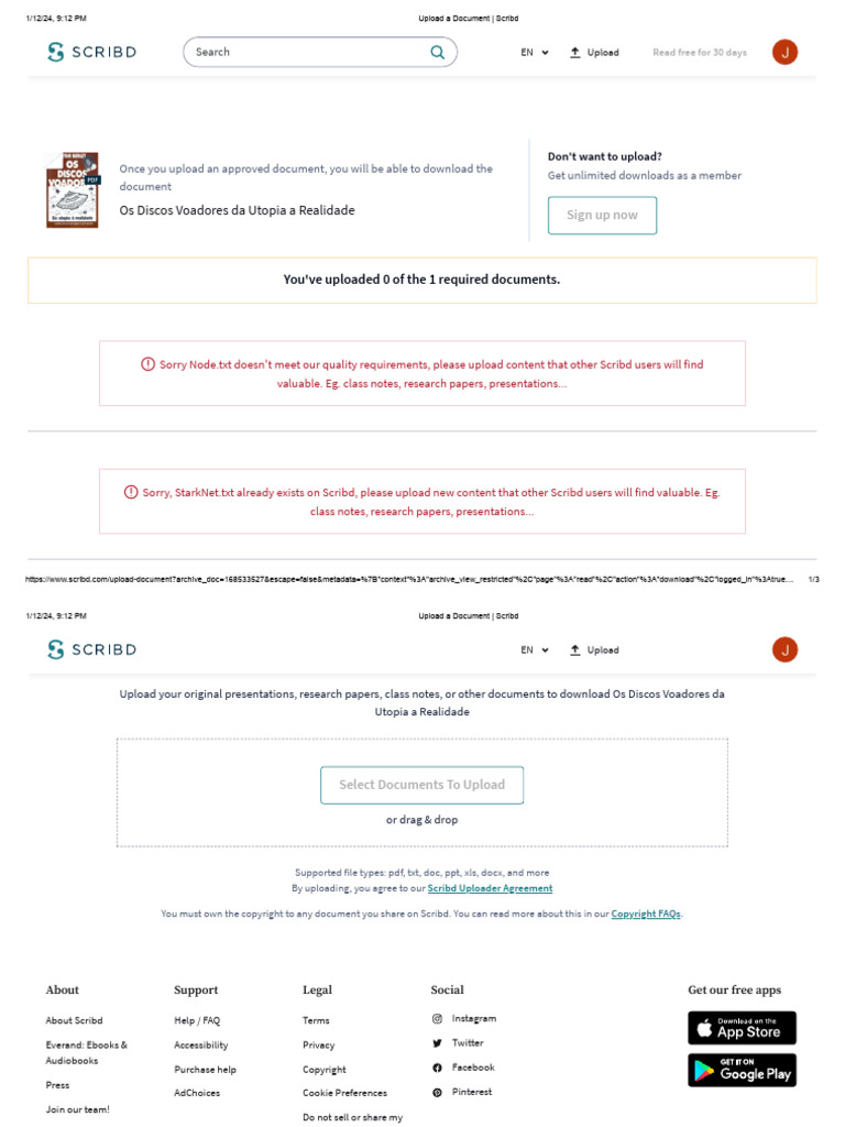 Os Discos Voadores Da Utopia A Realidade: Search | PDF | Scribd | Software