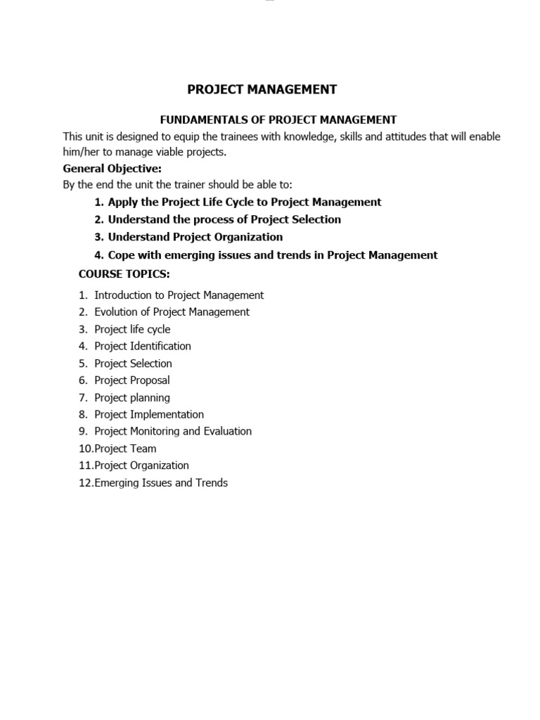 HD-Project Management | PDF