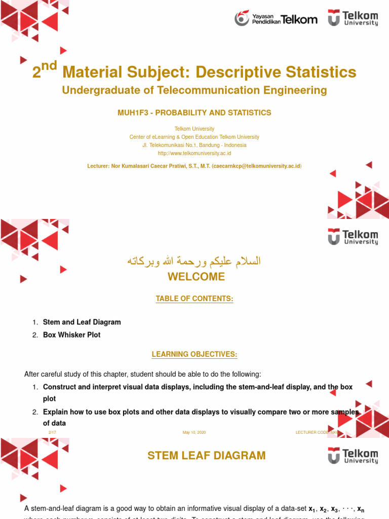 MATERIAL02 | PDF | Quartile | Statistical Analysis
