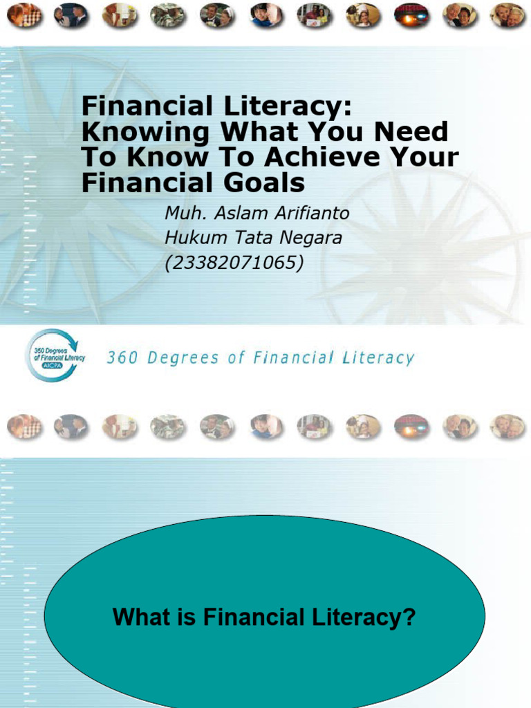 Financial Literacy - Aslam | PDF | Financial Literacy | Investing